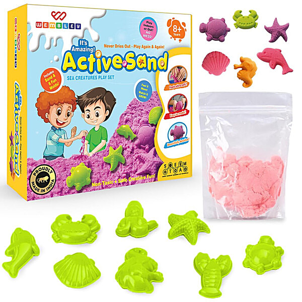 Buy Wembley Active Sand Art - For Kids, Craft Activity Kit, Kinetic ...
