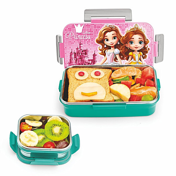 Buy Signoraware Nugget Stainless Steel Insulated Kids Lunch Box - With ...