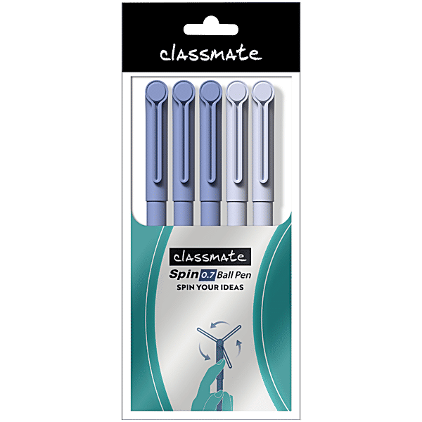 Buy Classmate Spin 0.7 Ball Pen - Blue Online at Best Price of Rs 50 ...