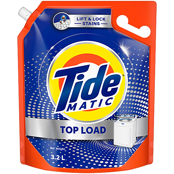Buy Tide Matic Liquid Detergent Top Load - Stain Removal In Washing ...
