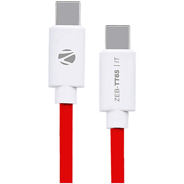 Buy Zebronics Type A To Type C 65W Charging & Data - 1.5 m, ZEB TT65 ...
