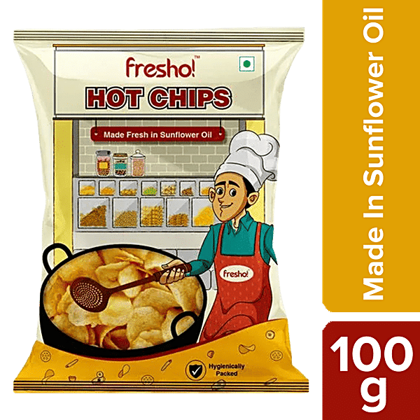 Buy fresho! Hot Chips - Spicy Potato Chips Online at Best Price of Rs ...