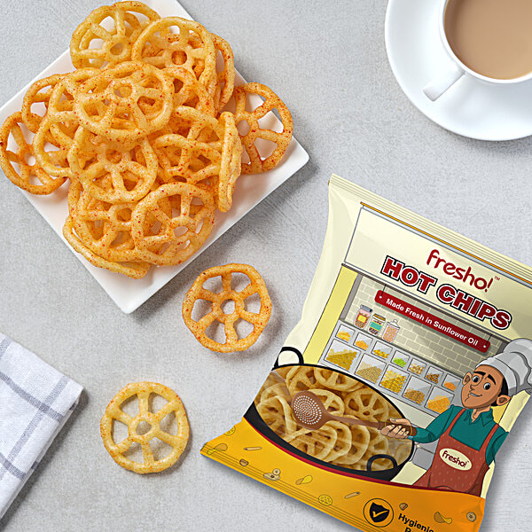 Buy fresho! Hot Chips - Masala Fryums, Wheels Online at Best Price of ...