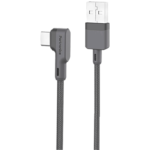 Buy Portronics Konnect L Type C Cable 1.2 M Multifunctional Online at ...