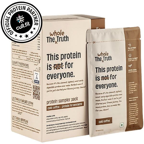 Buy The Whole Truth Cold Coffee Protein Powder Sampler Pack Online at ...