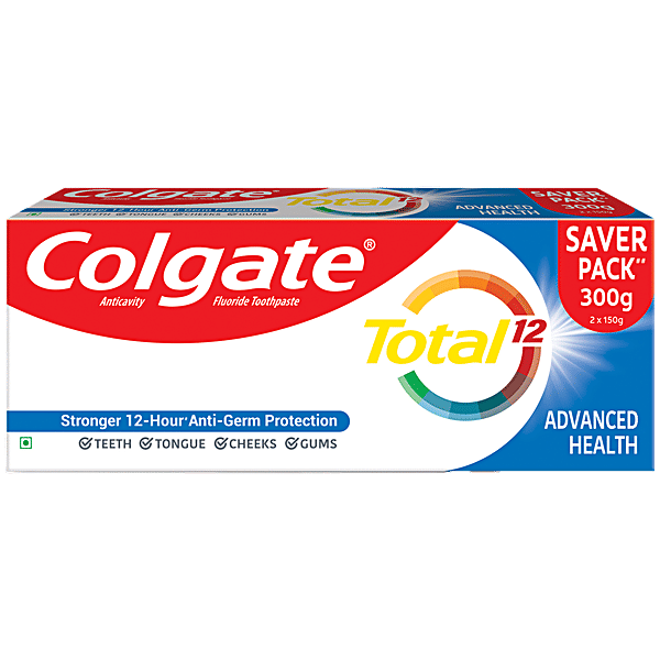 Buy Colgate Total Advanced Health Antibacterial Toothpaste, Whole Mouth ...