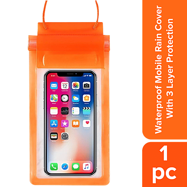 Buy Unitribes Waterproof Mobile Rain Cover - With 3 Layer Protection ...