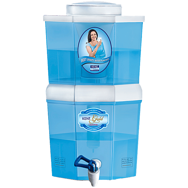 Buy kent 11016 Gold Optima Gravity Water Purifier - UF Technology Based ...
