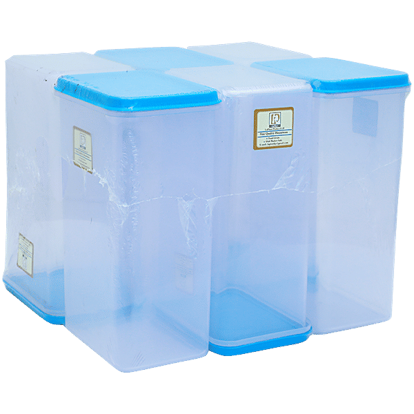 Buy Laplast Storewell Airtight Plastic Container - Blue Lid ...