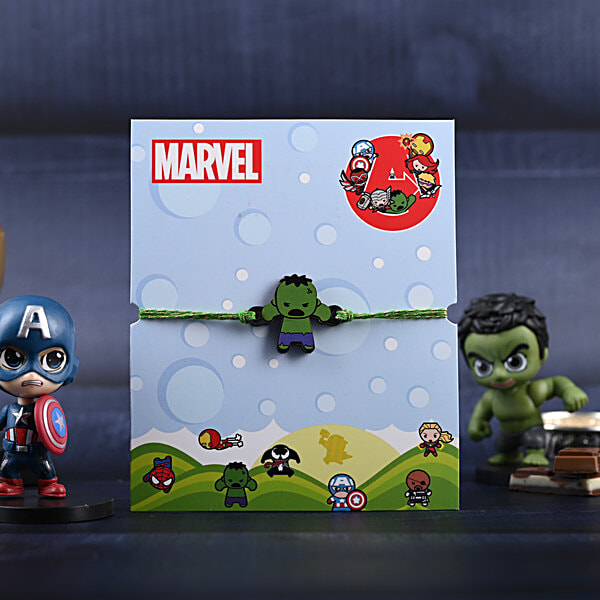 Buy Marvel The Incredible Hulk Rakhi - DA 04 Online at Best Price of Rs ...