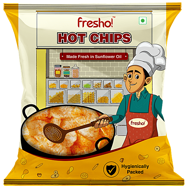 Buy fresho! Tapioca Chips - Spicy Online at Best Price of Rs 30 - bigbasket