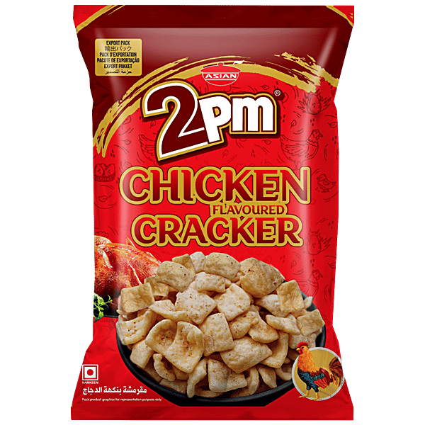 Buy 2PM Snacks Chicken Flavoured Cracker Online at Best Price of Rs 60 - bigbasket