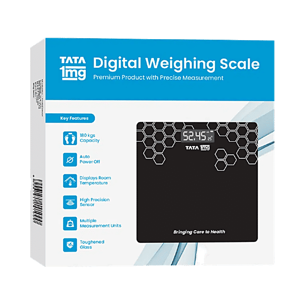 Buy Tata 1mg Digital Weighing Scale, Premium Weighing Machine For ...