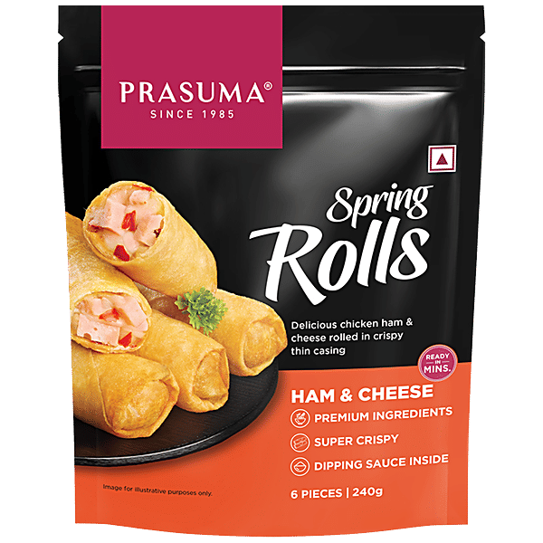 Buy Prasuma Spring Roll - Ham & Cheese Online at Best Price of Rs 265 ...