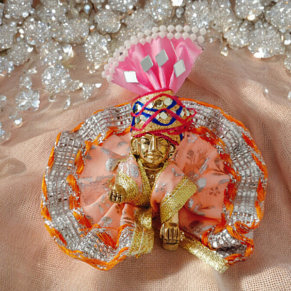 Buy House of Festivals Ladoo Gopal Glass Pagdi - Size 0, Assorted ...