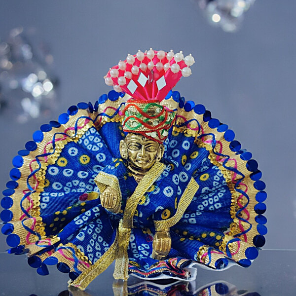 Buy House of Festivals Ladoo Gopal Glass Pagdi - Size 2, Assorted ...