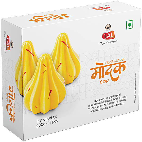 Buy Lal Kesar Modak Online at Best Price of Rs 150 - bigbasket