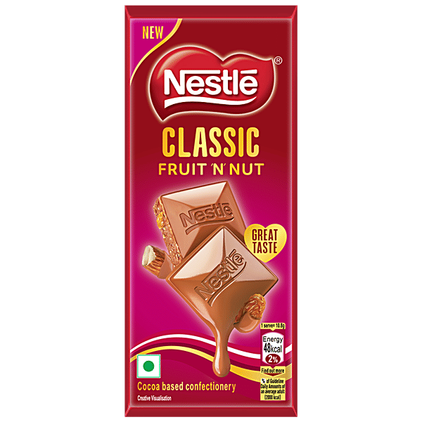 Buy Nestle Classic Fruit ‘N’ Nut - Great Classic Taste With Almond ...