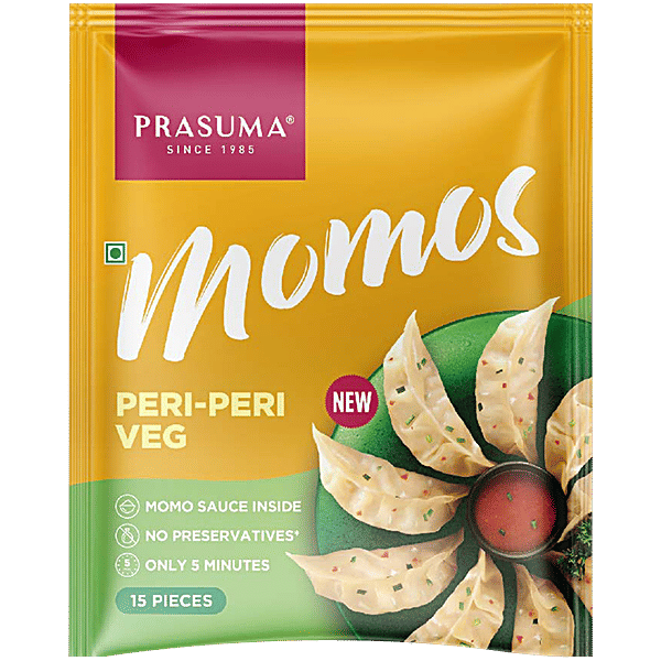 Buy Prasuma Peri Peri Veg Momos Online at Best Price of Rs 169 - bigbasket