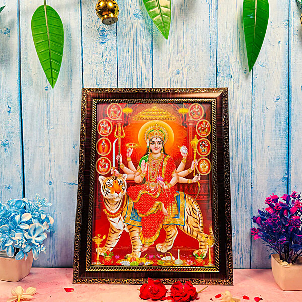 Buy Mangal Bhavan Durga Photo Frame Online at Best Price of Rs 99 ...