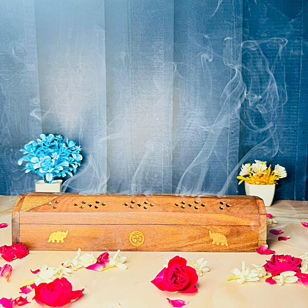 Buy Mangal Bhavan Sheesham Wood Agarbatti & Dhoop Cone Stand Online at ...