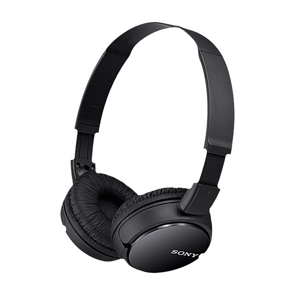 Buy Sony MDR-ZX110/B Wired Headphone without Mic (On Ear, Black) Online ...