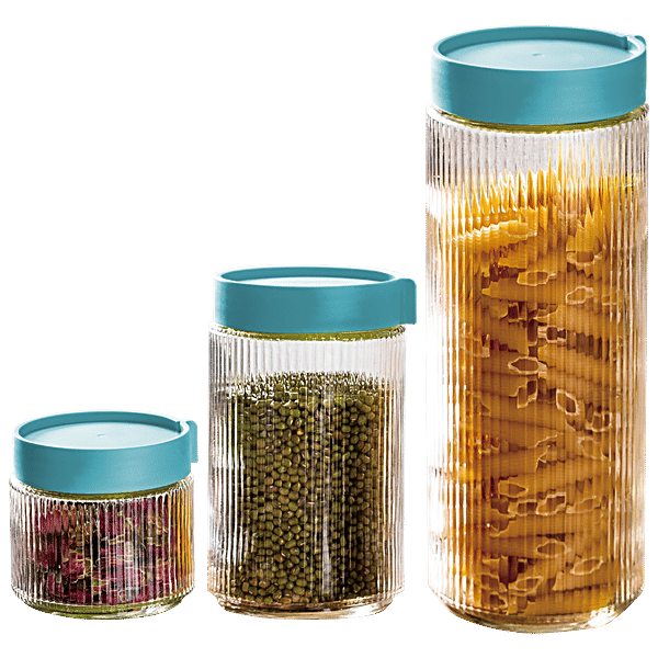 Buy Sanjeev Kapoor Manila Jars - Blue Lid Online at Best Price of Rs ...