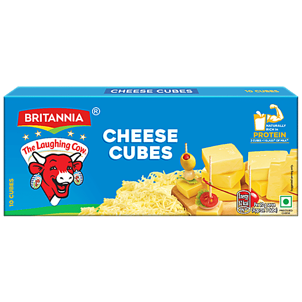 Buy Britannia The Laughing Cow Cheese Cubes Classic Online at Best ...