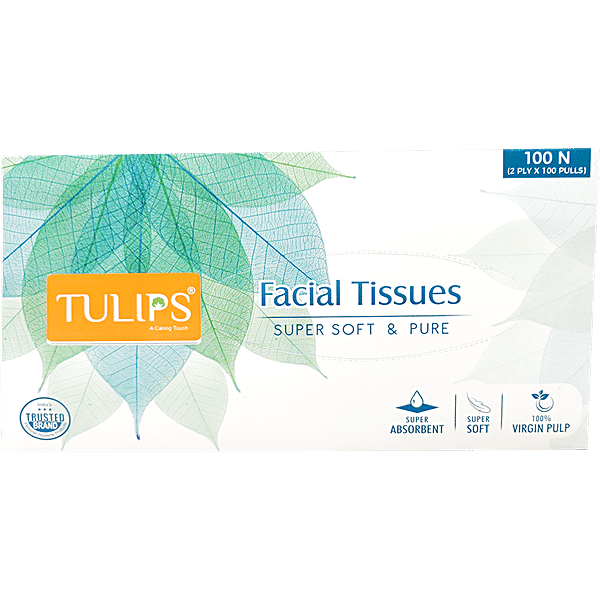 Buy Tulips Facial Tissues 2Ply Online at Best Price of Rs 85 - bigbasket