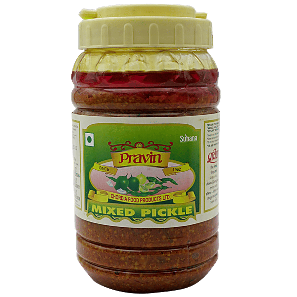 Buy Pravin Pickle Mixed Vegetable 1 Kg Jar Online at the Best Price of ...