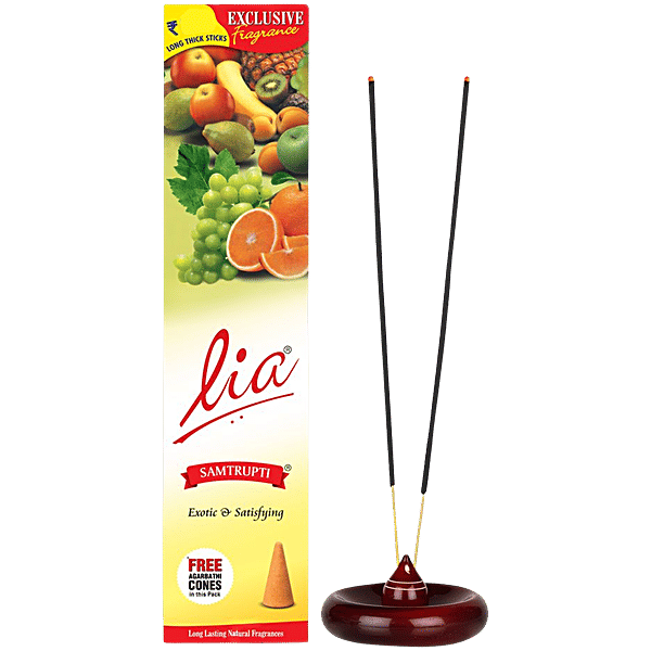 Buy Agarbathi Lia Samptrupti Incense Sticks 80 Sticks Online At Best ...