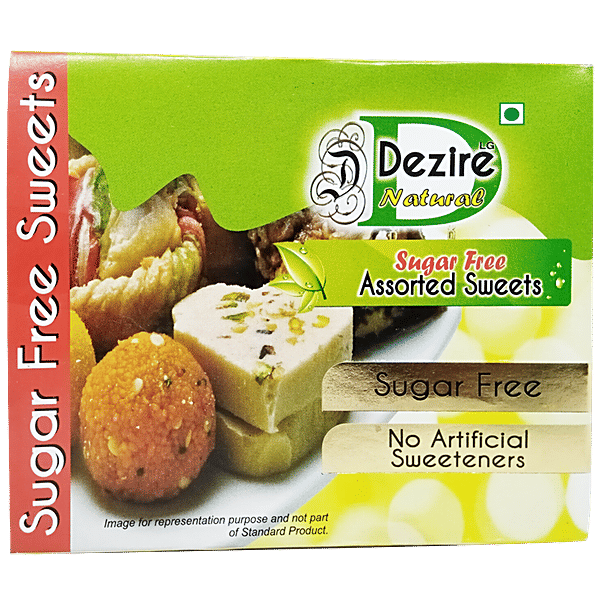 Buy Dezire Sugar Less Sweets Assorted 250 Gm Carton Online At Best ...