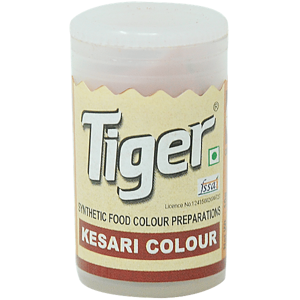 Buy Tiger Food Colour Kesari Colour 10 Gm Bottle Online at the Best ...