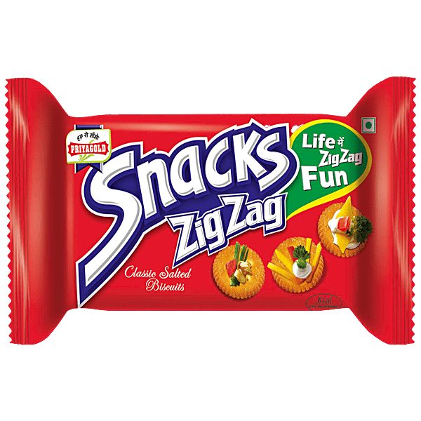 Buy Priyagold Biscuits Snacks Zig Zag 200 Gm Pouch Online at the Best ...