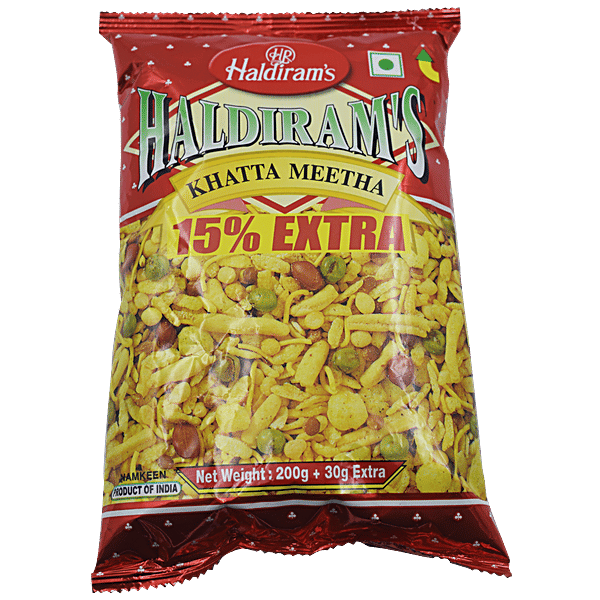 Buy Haldirams Namkeen Khatta Meetha Del 200 Gm Pouch Online at the Best Price of Rs 50 - bigbasket