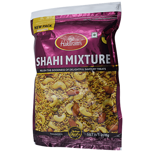 Buy Haldirams Namkeen Shahi Mixture Del 200 Gm Pouch Online at the Best Price of Rs 115 - bigbasket