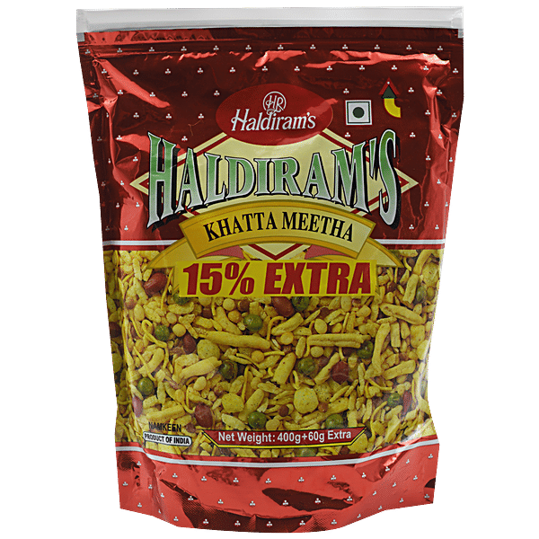 Buy Haldirams Namkeen Khatta Meetha Del 400 Gm Pouch Online at the Best Price of Rs 100 - bigbasket
