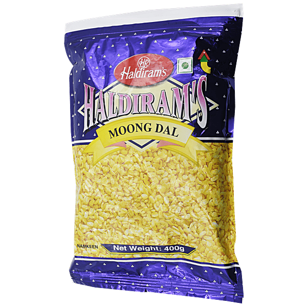 Buy Haldirams Namkeen Moong Dal Del 400 Gm Pouch Online at the Best Price of Rs 115 - bigbasket
