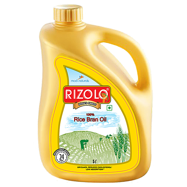 Buy Rizolo Rice Bran Oil 5 Ltr Can Online at the Best Price of Rs 799.7 ...