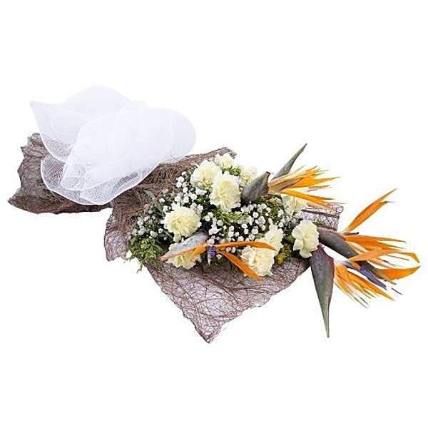 Buy Fresh Knots Flower Bouquet - Bunch Of Bop And Carnations 1 pc ...