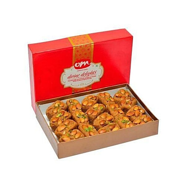 Buy Om Sweets Sweets Badam Pinni 500 Gm Online at the Best Price of Rs ...