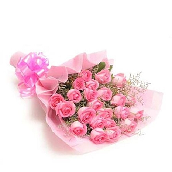 Buy Shanthi Flowers Flower Bouquet - Pinky Spring 1 pc Online at Best ...