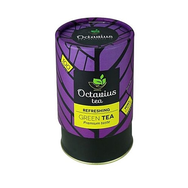 Buy Octavius Tea Mint Whole Tea Leaf In Vibrant Gift Cans 100 Gm Online ...