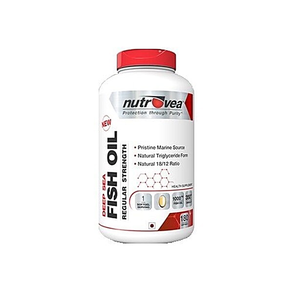 Buy NUTROVEA Deep Sea Fish Oil 1000 Online at Best Price of Rs null ...