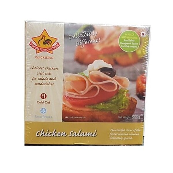 Buy Republic of Chicken Chicken - Salami Plain Sliced Online at Best ...