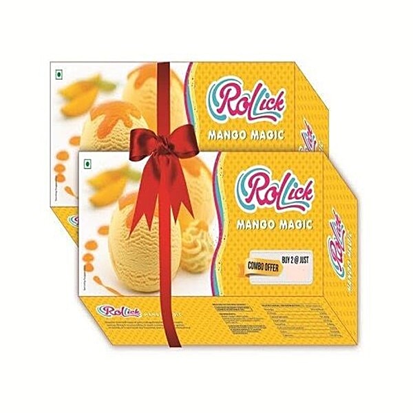 Buy Rollick Ice Cream - Mango Magic Block Online at Best Price of Rs ...