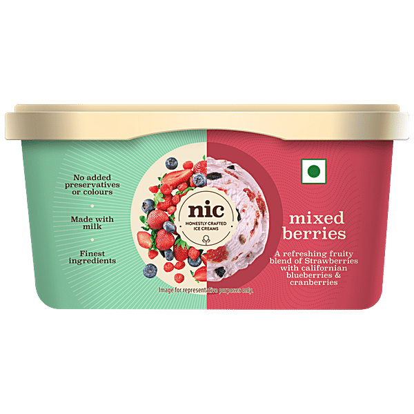 Buy Nic Ice Cream - Mixed Berries Online at Best Price of Rs 370 ...