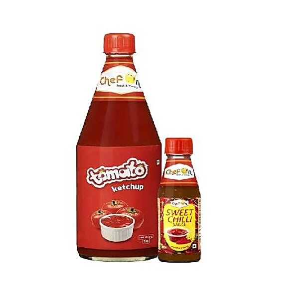 Buy Chef On Combo - Tomato Ketchup 1 Kg + Sweet Chilli Sauce 200 Gm ...