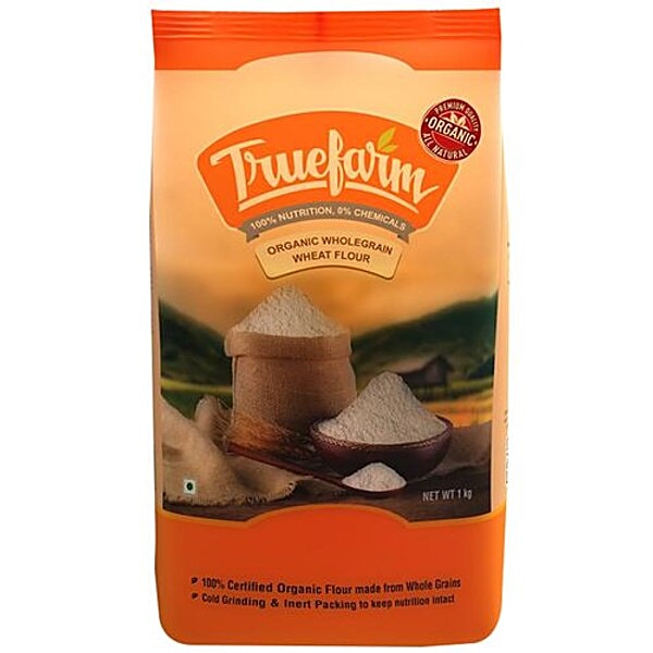 Buy Truefarm Organic Wholegrain Wheat Flour Online at Best Price of Rs ...