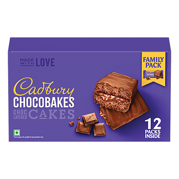 Buy Cadbury Chocobakes ChocLayered Chocolate Cake Online at Best Price ...